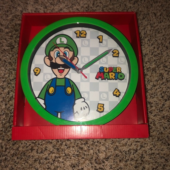 Nintendo | Wall Decor | Super Mario Brothers Wall Clock | Poshmark